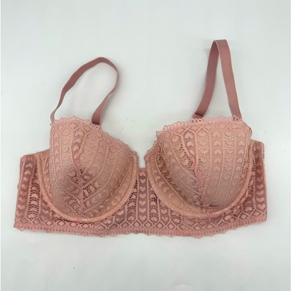 Adore Me | Intimates & Sleepwear | Adore Me Stunning Pink Hearts Lace ...